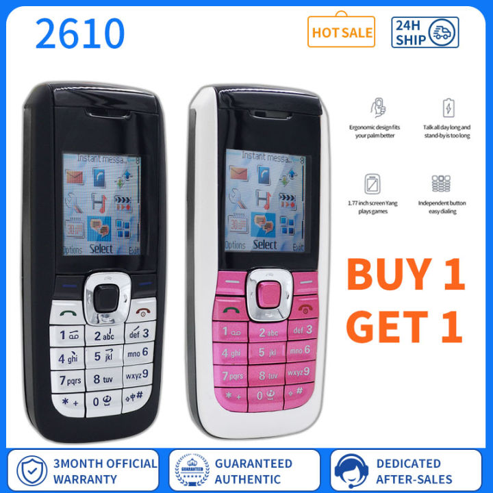 【Buy 1 get 1 free 】2610 Classic Mobiles Phone Original Brand 1.77 inch ...