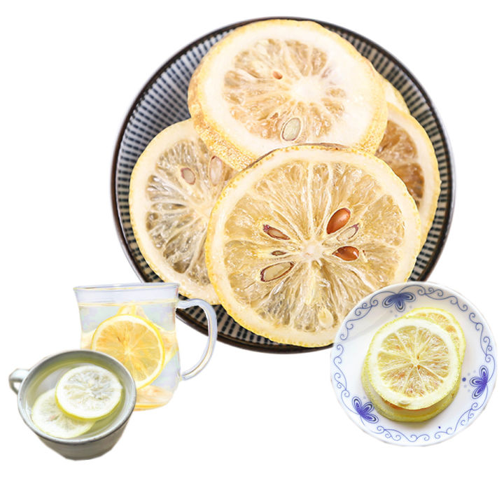 Lemon tea freeze-dried lemon slices honey lemon slices brew tea, flower ...