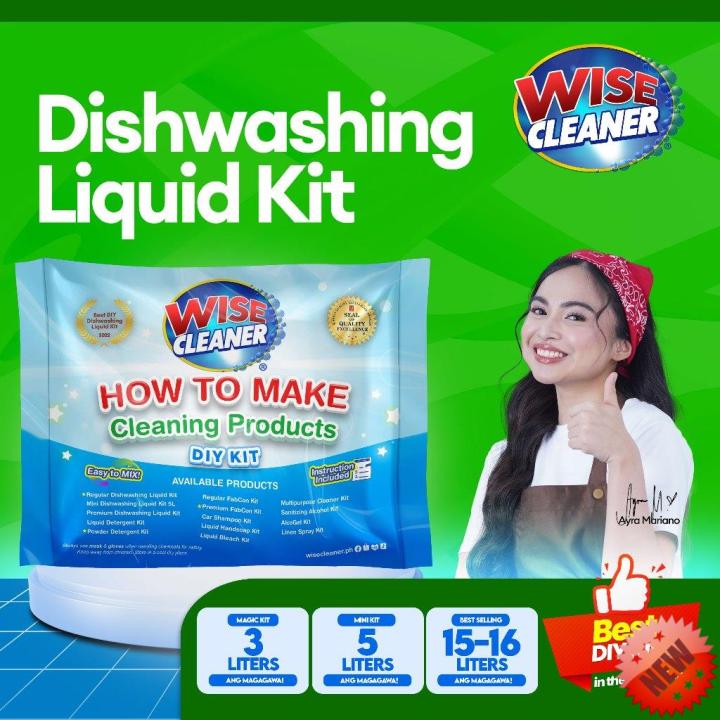 3L 5L DISHWASHING LIQUID MAGIC KIT WISE CLEANER | Lazada PH