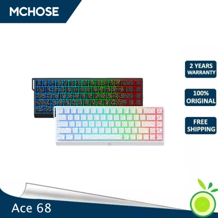 MCHOSE Ace68 Magnetic Mechanical Keyboard 65% Hot swappable RGB 0.01ms ...