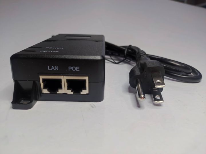 Ruijie RG-E-130(GE) 1-Port PoE Adapter (1000Base-T, PoE+) Up to 30W of ...