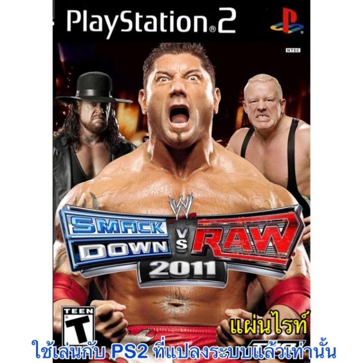 แผ่น Ps2 WWE SmackDown! vs. Raw 2011 มวยปล้ํา PlayStation2⚡ส่งไว⚡ | Lazada.co.th