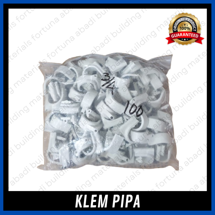 Klem Pipa PVC Ukuran 1/2" inch 3/4" inch | Lazada Indonesia