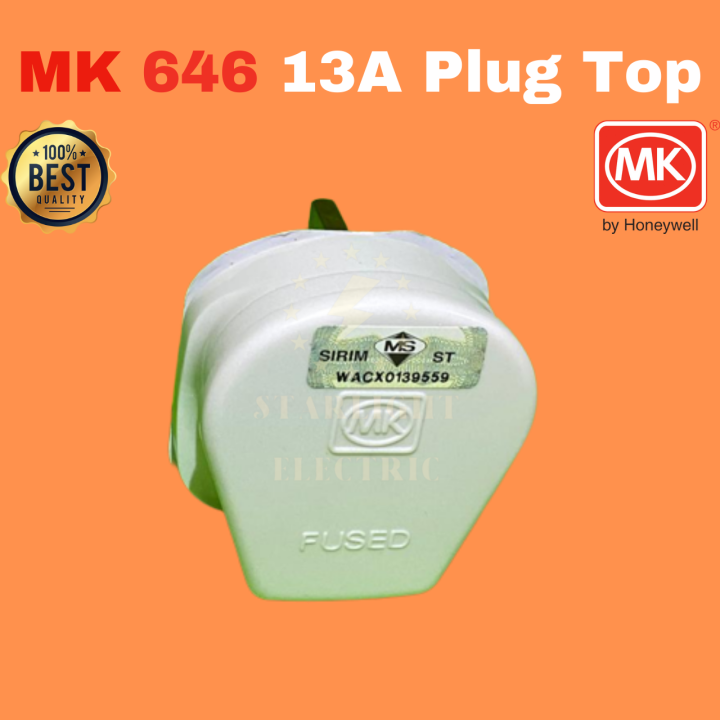 MK 646 13A PLUG TOP 【READY STOCK】[SIRIM approved] 20pcs/box | Lazada