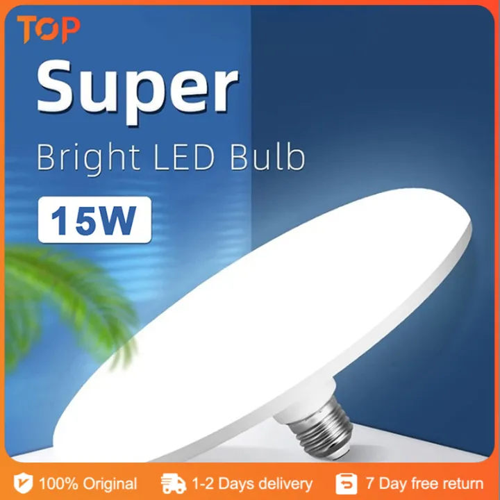 LED Light Bulb 20/30/40W UFO Light E27 Screw White Disc Light Household ...
