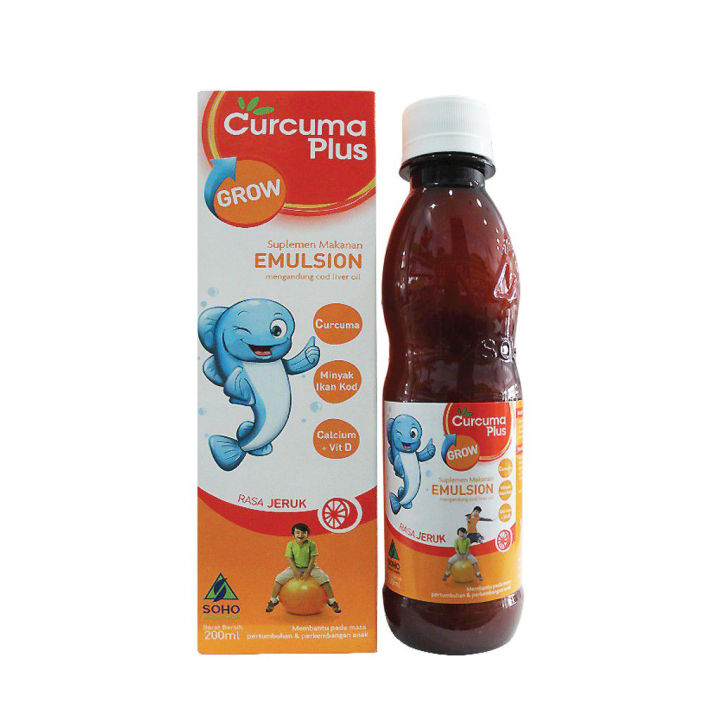 Curcuma Plus Grow Emulsion Rasa Jeruk Isi 200 mL | Lazada Indonesia Curcuma Plus Grow Emulsion Rasa Jeruk Isi 200 mL | Lazada Indonesia