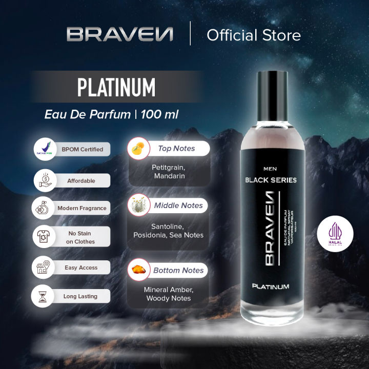 Braven Black Platinum Eau De Parfum 100ml | Lazada Indonesia