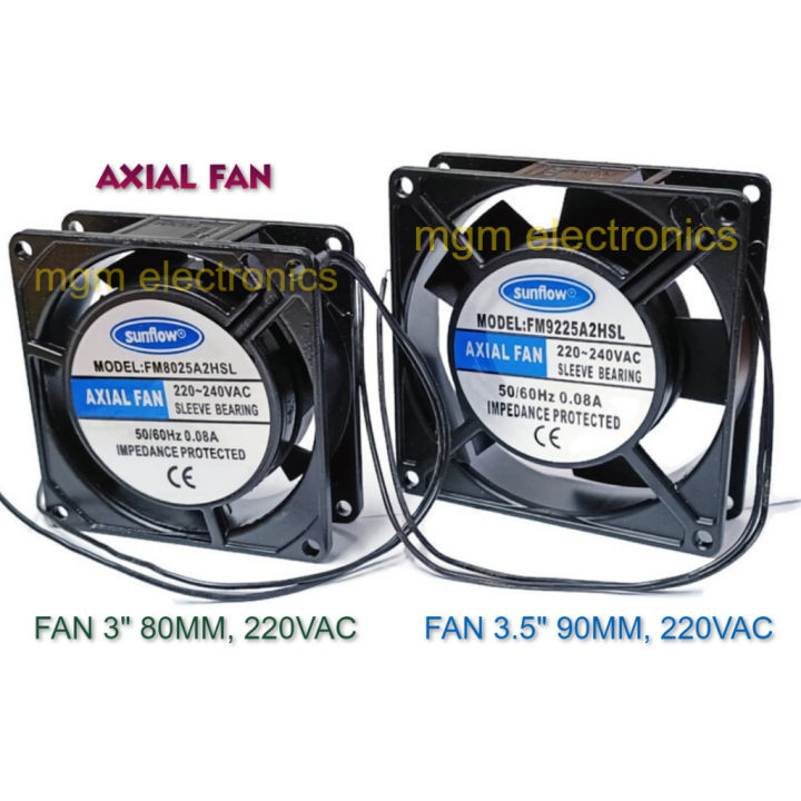 FAN 220V-240VAC 80MM, 90MM SUNFLOW BLOWER FAN, EXHAUST FAN, COOLING FAN | Lazada PH