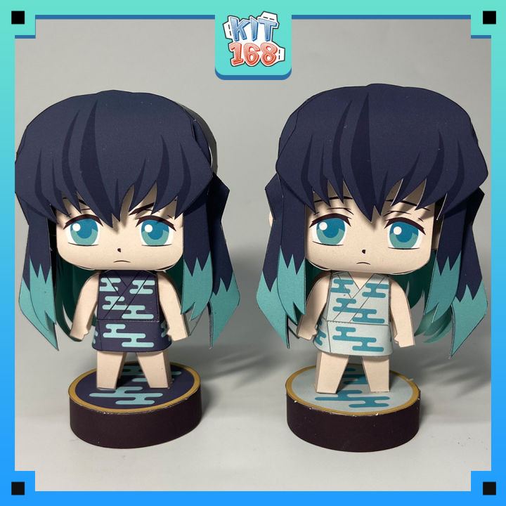 Mô hình giấy Anime Game Chibi Yuichiro & Muichiro Tokito - Kimetsu no ...