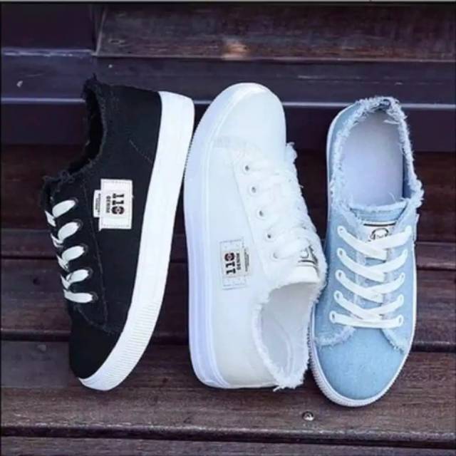 Sepatu Sneaker Denim Wanita Dewasa | Lazada Indonesia