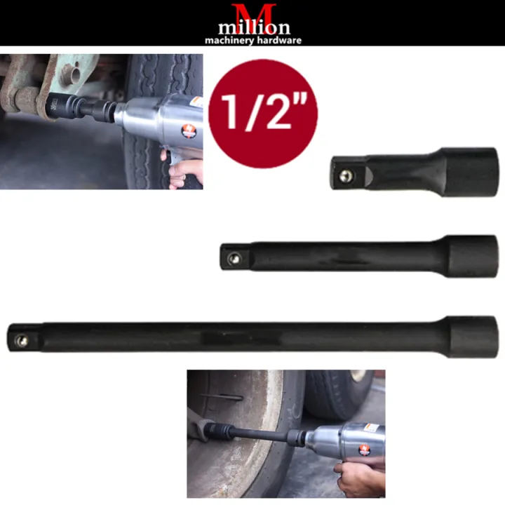millionhardware - Heavy Duty 1/2" Square Drive Impact Socket Extension ...