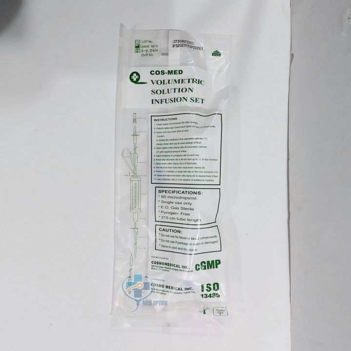 Soluset Set / Volumetric Set COSMED | Lazada PH