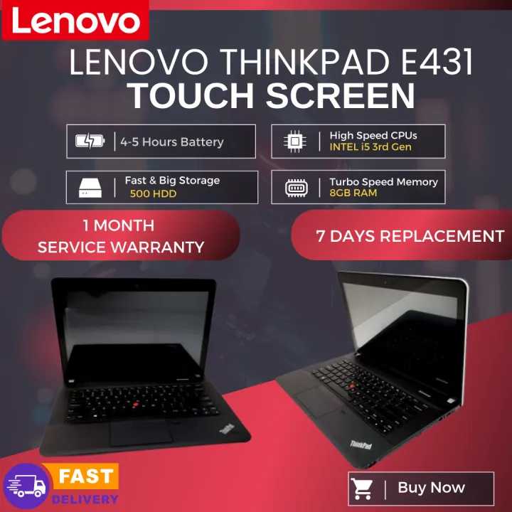 Lenovo Thinkpad E431 Intel - Core i5 i5-3230M 8GB RAM 500GB HDD TOUCH ...