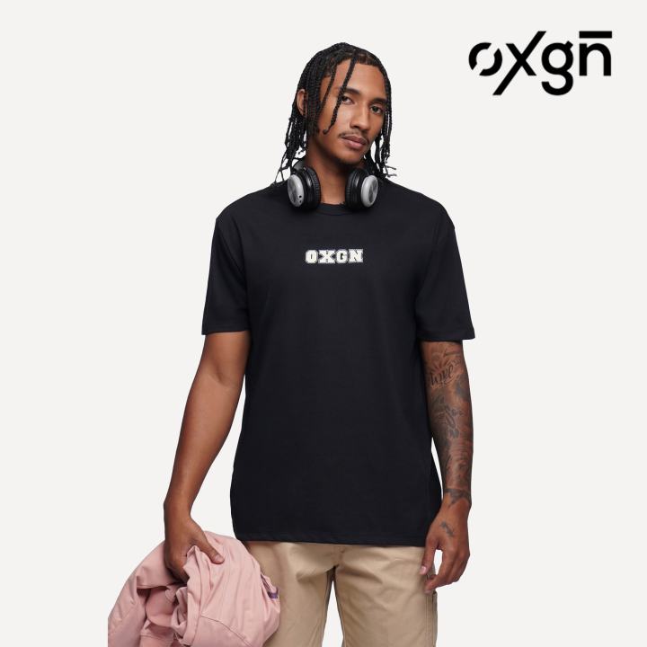 OXGN Logo Graphic T-Shirt For Men (Black) | Lazada PH