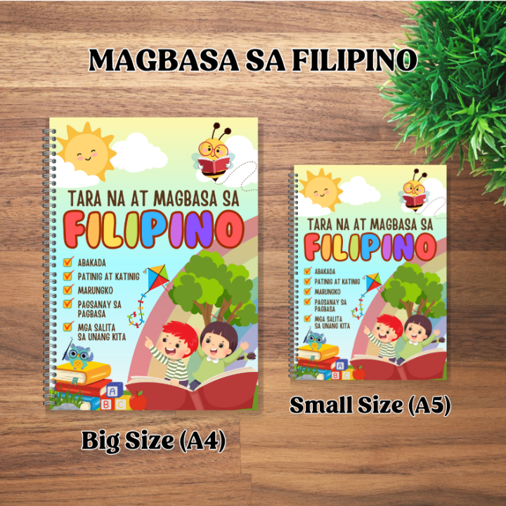 JM Creatink Magbasa Sa Filipino Reading Book for Kids Pre-School Kinder ...