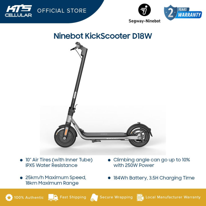 [READY STOCK] Xiaomi Segway-Ninebot KickScooter D Series D18W ...