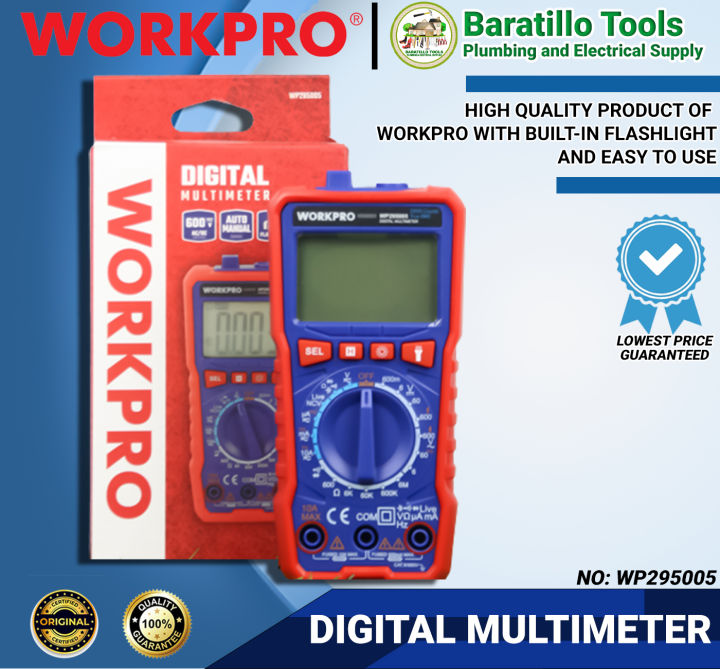 WORKPRO Digital Standard and Clamp Multimeters | Lazada PH