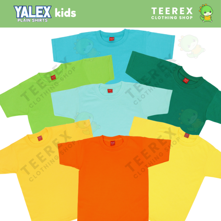 YALEX KIDS Plain T-shirt (Maroon/ Red/ Fuchsia/ Pink) | Lazada PH