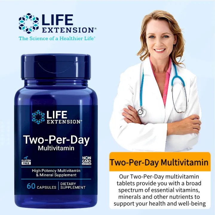 Life Extension Two-Per-Day Multivitamin 60 capsules | Lazada.co.th