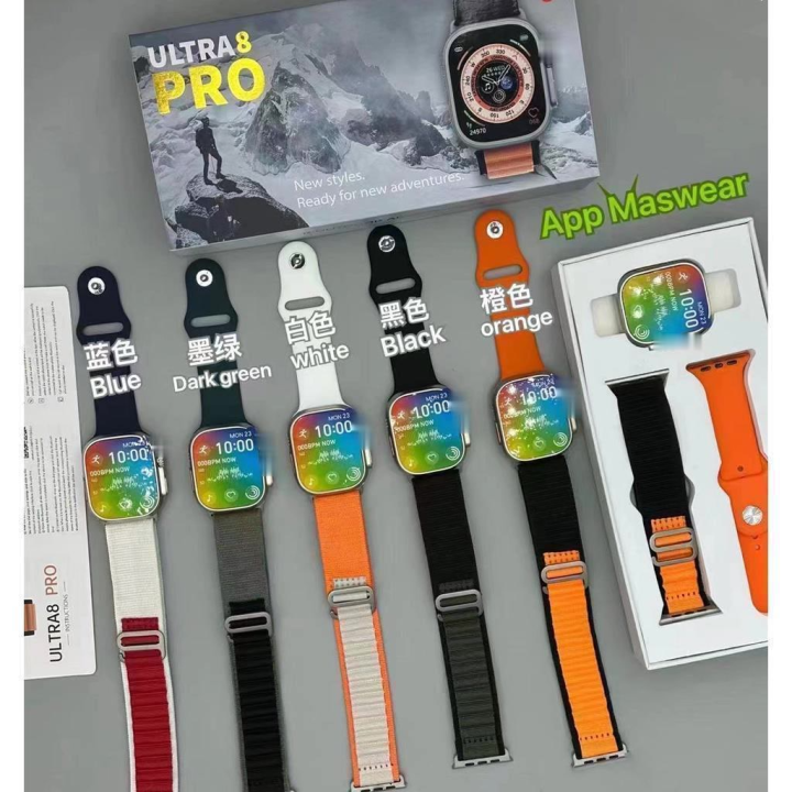 นาฬิกาSmart Watch รุ่น Ultra8pro เล่นเกมส์ โหมดกีฬา โทรเข้าโทรออกได้ ...