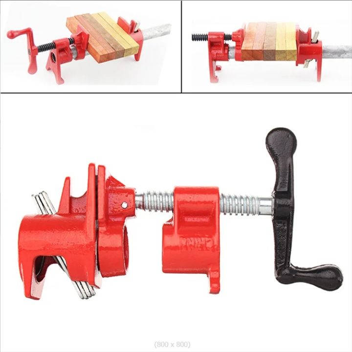Bar Clamp Pipe Heavy Duty Klem Pipa Penjepit Kayu Jati Belanda Kamper ...