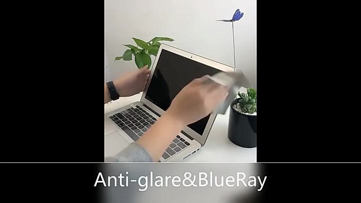 2X Ultra Clear Anti-Glare Anti Blue-Ray Screen Protector Guard Cover ...