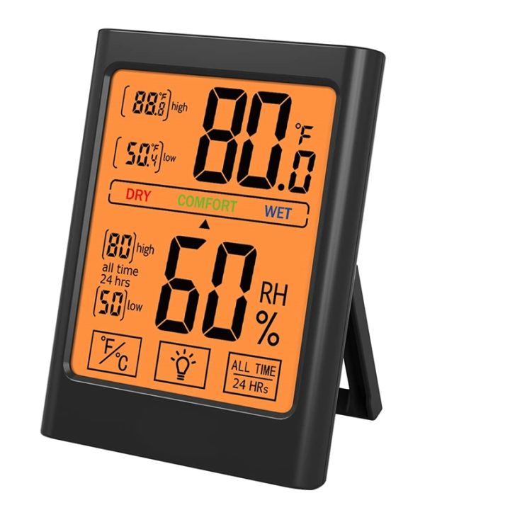 Digital Hygrometer Indoor Humidity Meter Room with Temperature and ...