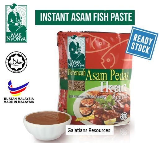 Mak Nyonya Instant Asam Pedas Fish Sauce 200g | Authentic Flavor for ...