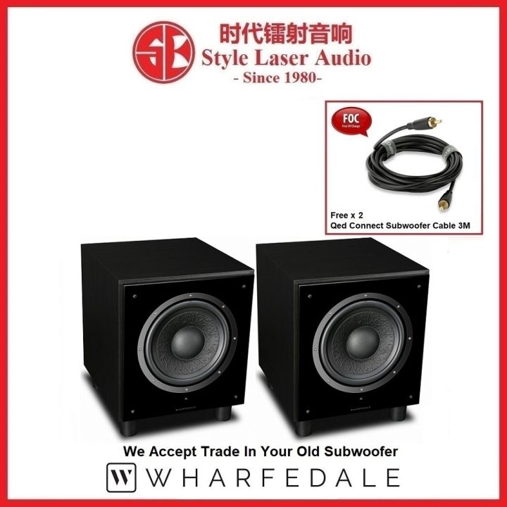 Wharfedale SW-12 12" Dual Subwoofer Combo | Lazada