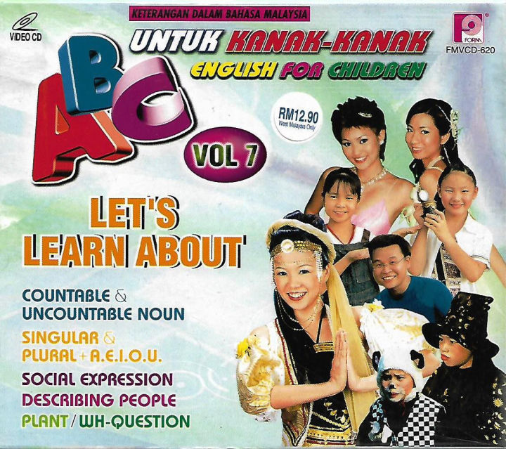 ABC English For Children Untuk Kanak-kanak Vol.7 VCD Keterangan Dalam ...