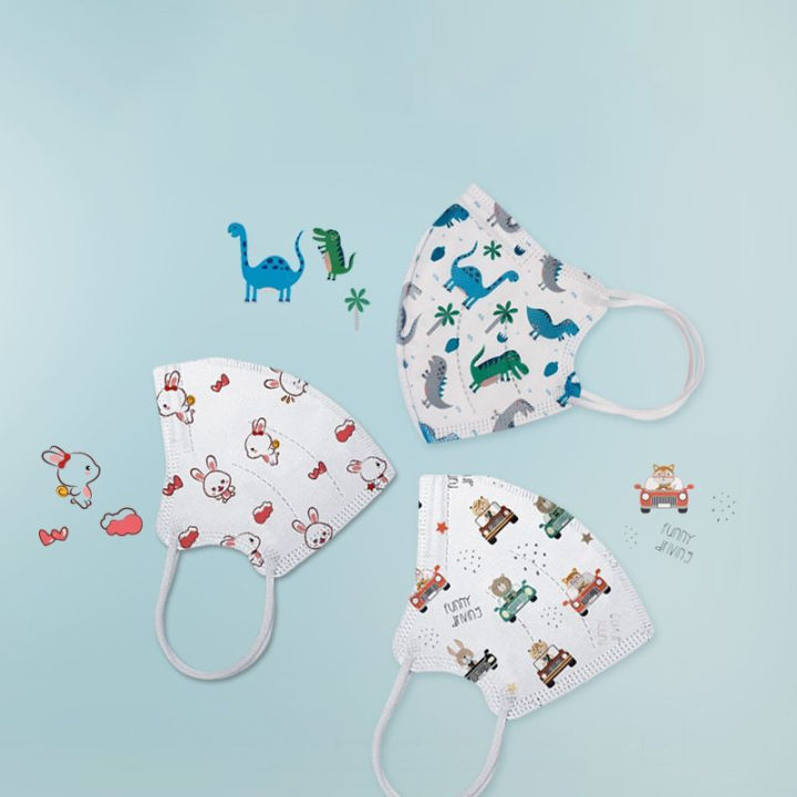 [Independent][FOR KIDS ]BT 50PCS KN95 Face mask for Kids Cartoons 4ply ...
