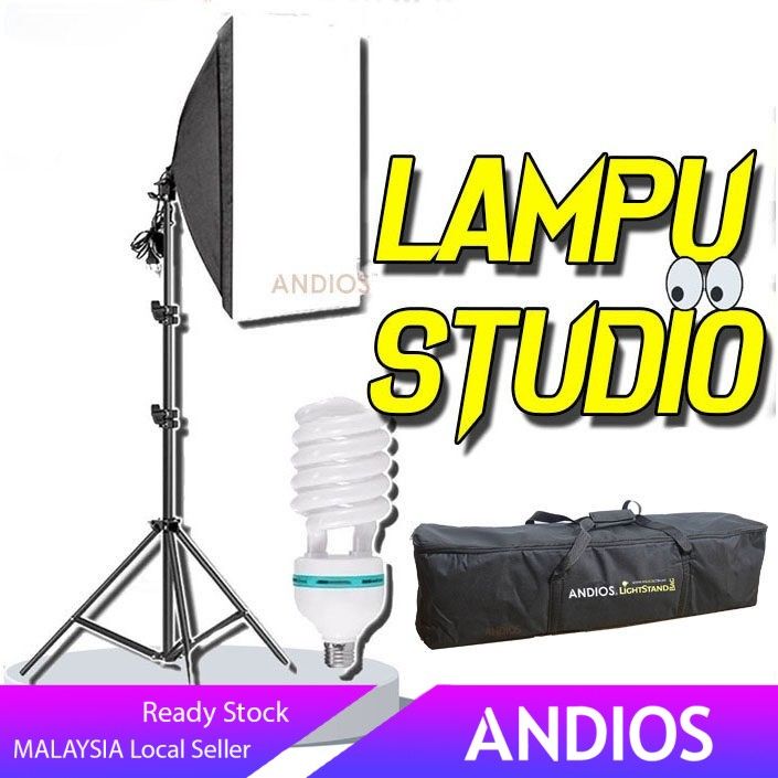 Lampu Studio Lighting Softbox Kit Light Lamp Bulb Mentol Tube Photo ...