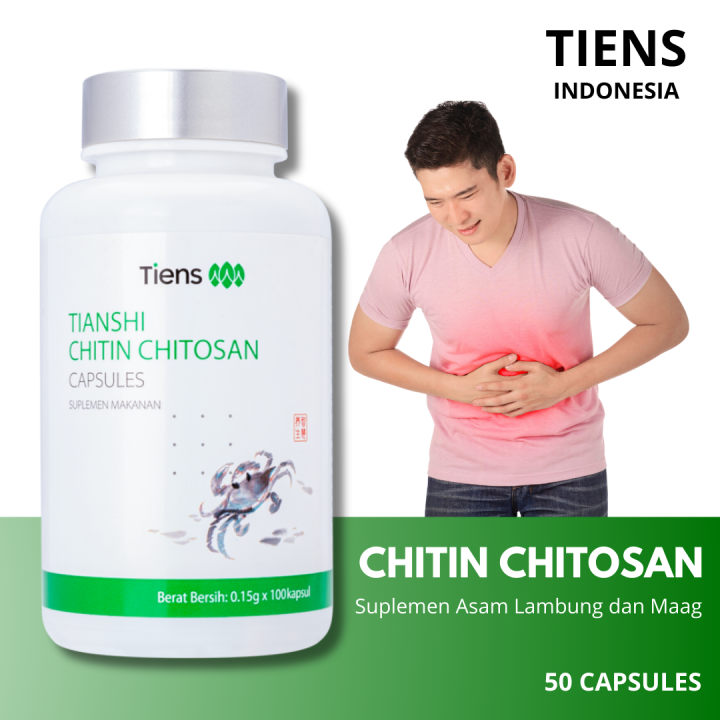 Tiens Chitin Chitosan Capsules 50 Kps | Obat Alami Membantu Mengatasi ...