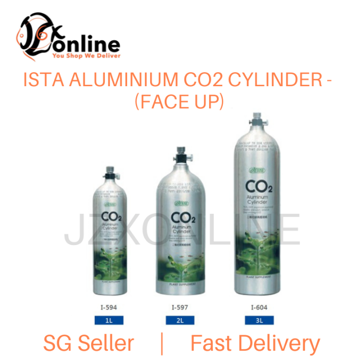 ISTA Aluminium CO2 Cylinder (Face Up) - 1L/2L/3L | Lazada Singapore