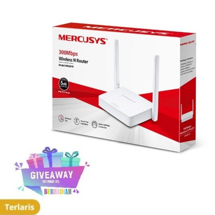 MERCUSYS MW302R 2Antena Router Wireless | Lazada Indonesia