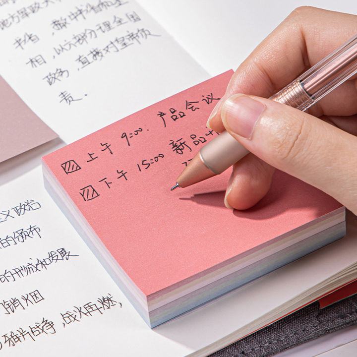 DR} Kertas Nota Stiker 100 Helai Penanda Muka Surat Pelajar Pastel ...