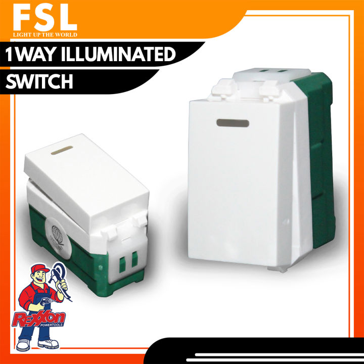 FSL 1-Way Illuminated Switch FSL-A203 Rexxon Power Tools Trading ...