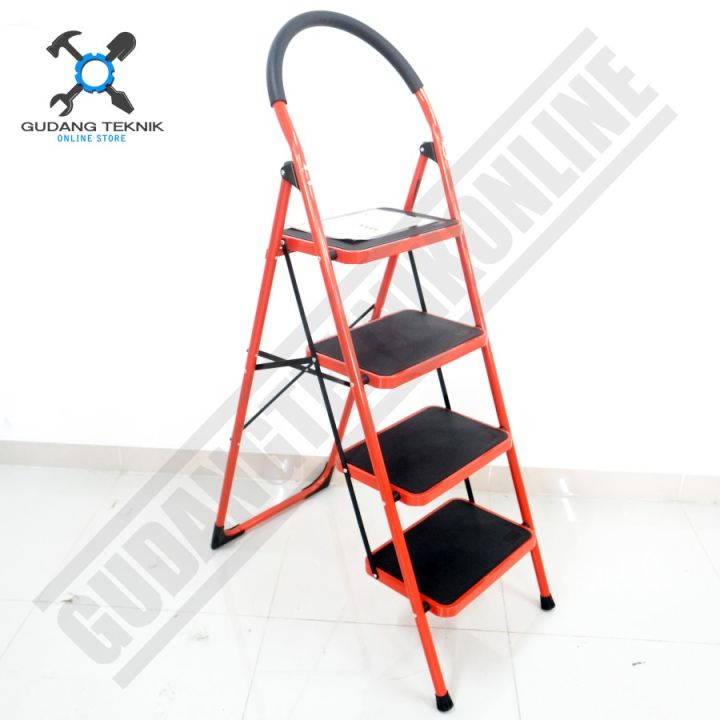 (MOLLAR LIPAT BESI 4S) Tangga Rumah Besi Lipat 4 Step MOLLAR ...
