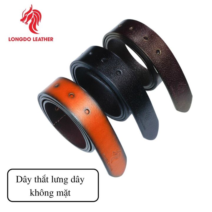 Dây thắt lưng nam không mặt bản 3.8cm da trâu một lớp - Thương hiệu ...