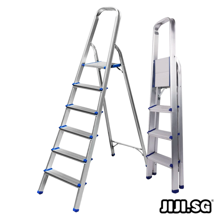 (JIJI.SG) DARIA Step Ladder - Up to 7 Steps / Aluminium Ladder ...