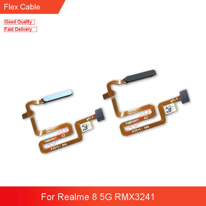 6.5 inches New For Realme 8 5G RMX3241 Fingerprint Sensor Home Button ...