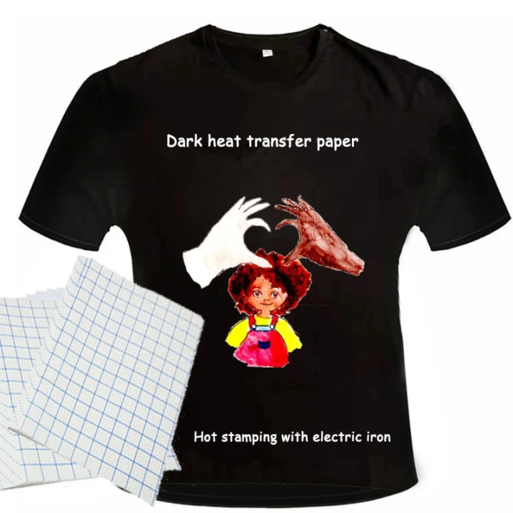 5/10/20 A4 light/Dark Cotton Cloth Iron Heat Press Transfer Paper T ...