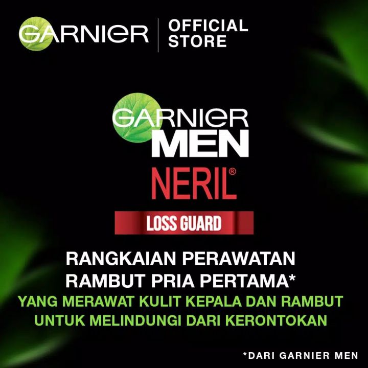 JAR - Garnier Neril men Shampoo & Hair Tonic Loss Guard 200 ml | Lazada ...