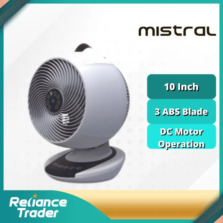 Mistral 10" AIR CIRCULATOR FAN With DC Motor MACD 1001 / Nnio 10” Air ...