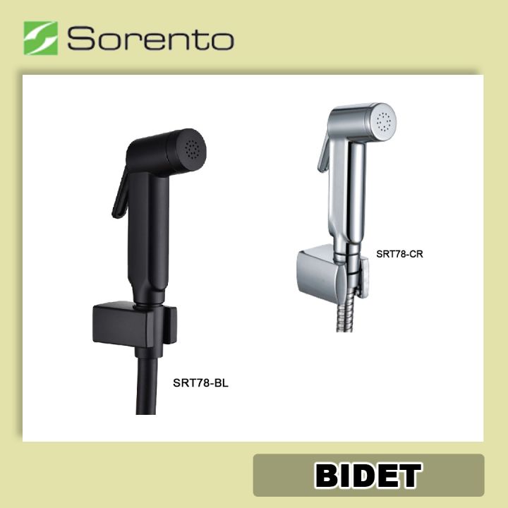 SORENTO Bathroom Hand Bidet Spray Set C/W 1.2M Flexible Hose / Hand ...