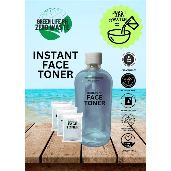 Green Life Instant Alcohol Free Face Toner Powder Sachet - Just Add ...