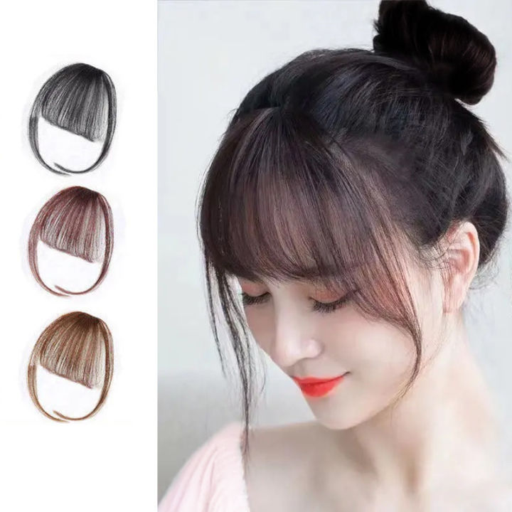 Natural Forehead Lines Hair Fake Fringes Hair Bangs Wig Female Piece ...