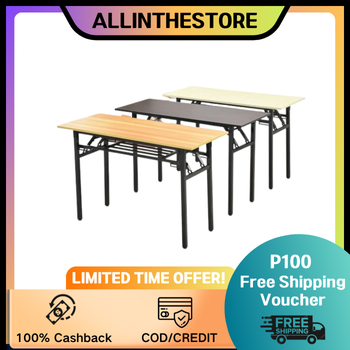 Double Layer Foldable Desk Dining Computer Study Table Office Desk ...