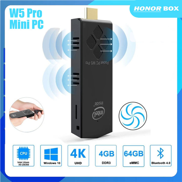 W5 Pro Mini PC Stick Windows 10 2GB 4GB RAM 32GB 64GB ROM 2.4G/5G Dual ...