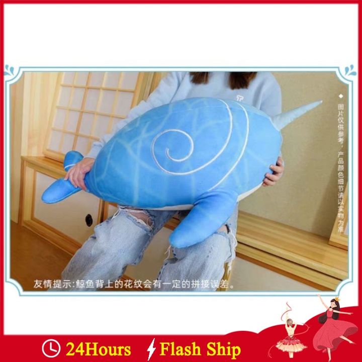 Official Mihoyo Genshin Impact Tartaglia Childe Whale (Narwhal) Plush ...